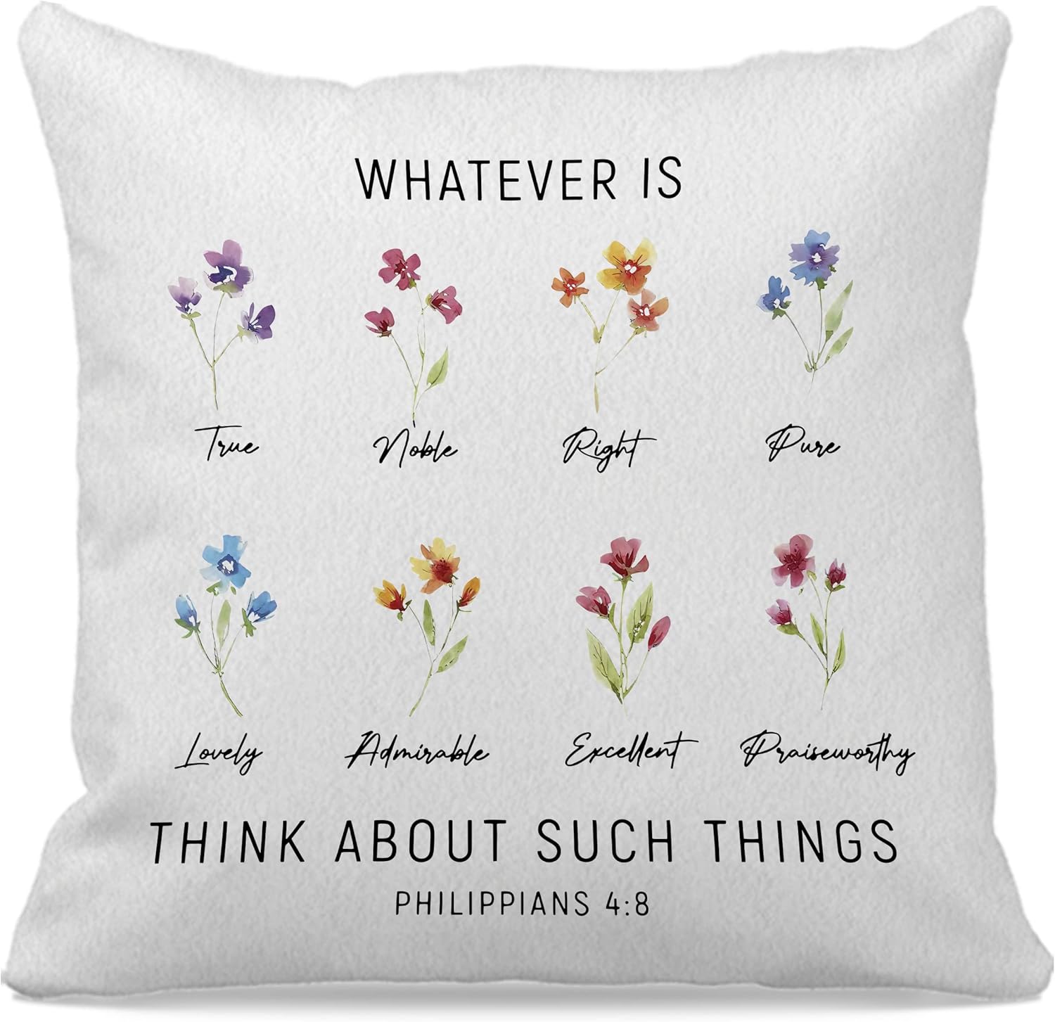 Amazon.com: OFlich Bible Scripture Philippians 4:8 Whatever is True ...