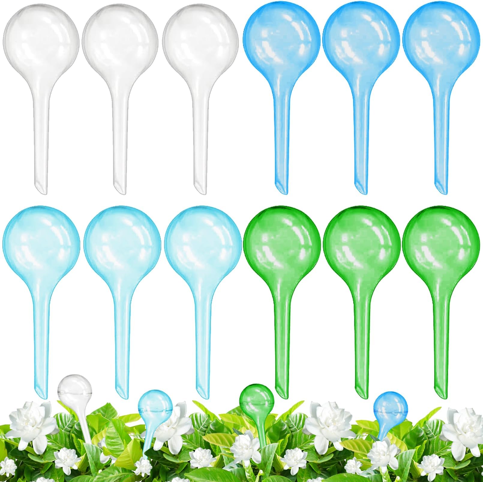 Amazon.com: Jgalnim 20 PCS Clear Plant Watering Globes,Plastic Watering ...