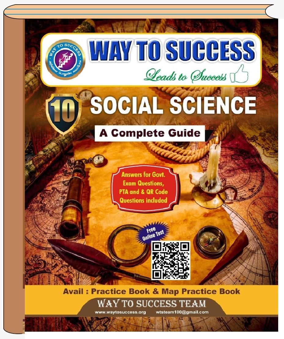 10th Social EM Complete Guide (Main book + Question Bank + Map Practice ...