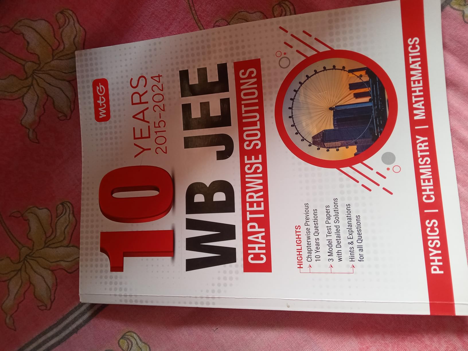 MTG 10 Years WB JEE Chapterwise Previous Solved Questions Papers (PYQ ...