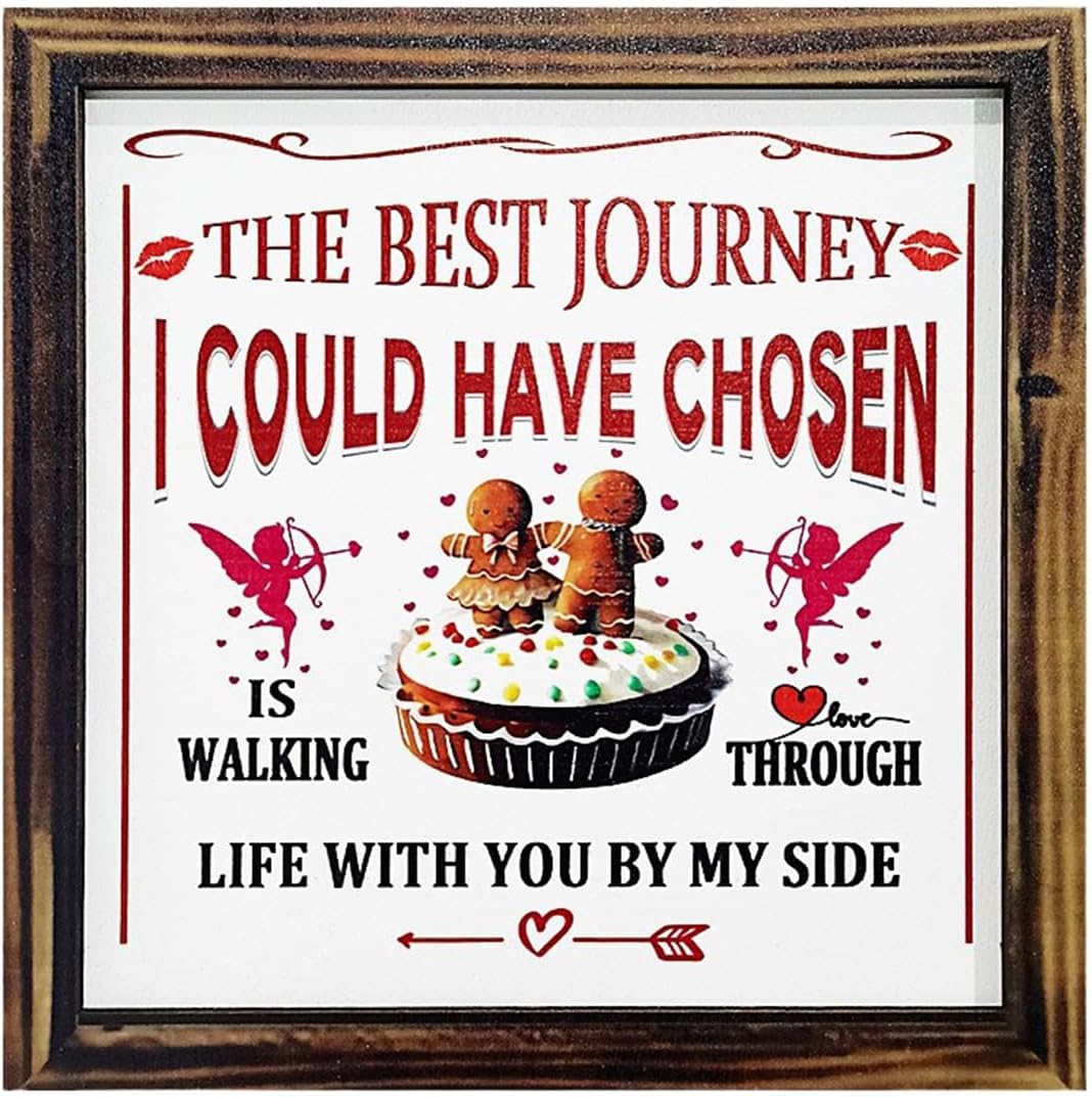 Amazon.com - Valentine's Day Decoration Valentines Picture Frame,Wood ...