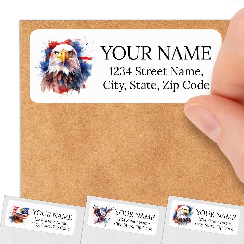 Amazon.com: Custom Return Address Labels, Personalized Address and Name ...