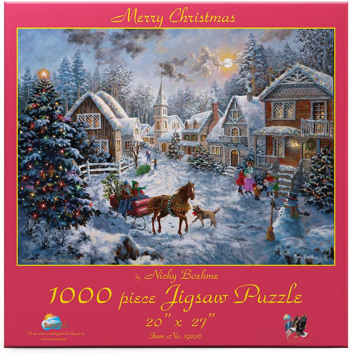 Frohe Weihnachten (Puzzle): Merry Christmas: Amazon.de: Spielzeug