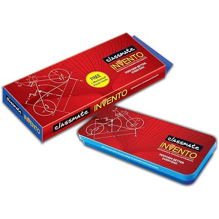 Classmate Invento Geometry Box| Rust Resistant Instruments | Available ...