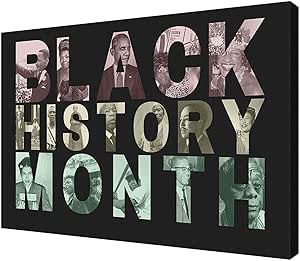 Amazon.com: African American Framed Wall Art Black History Poster Gift ...