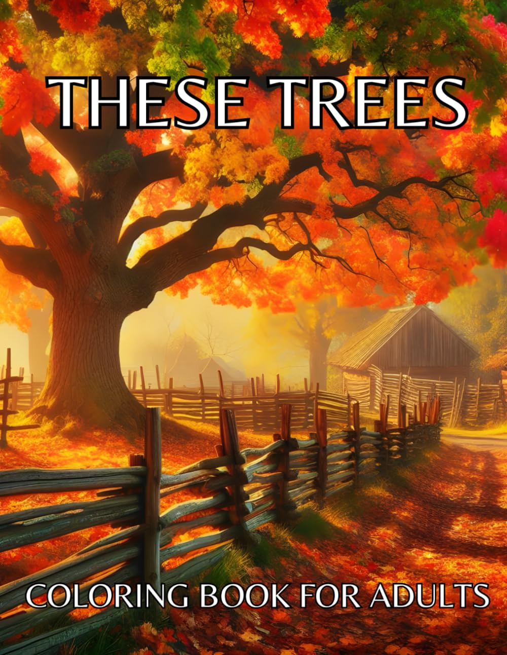 Amazon.com: These Trees: Coloring Book For Adults Variety Of Different ...