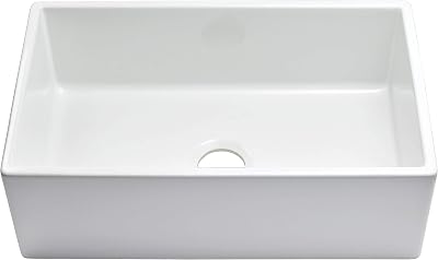 Rohl MS3018WH FIRECLAY Kitchen Sinks, White - - Amazon.com