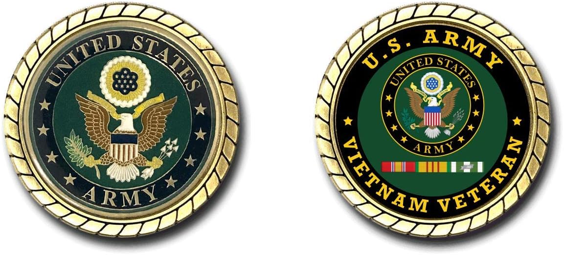 Amazon.com: US Army Vietnam Veteran Challenge Coin - Officially ...