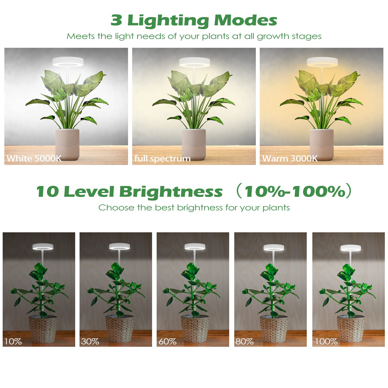 Snapklik.com : Grow Lights For Indoor Plants, Full Spectrum Plant Lights