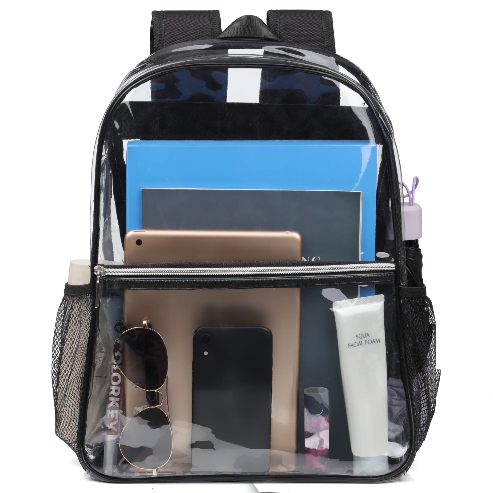 REAWUL Clear Backpack Heavy Duty Large TPU Transparent Backpacks See ...