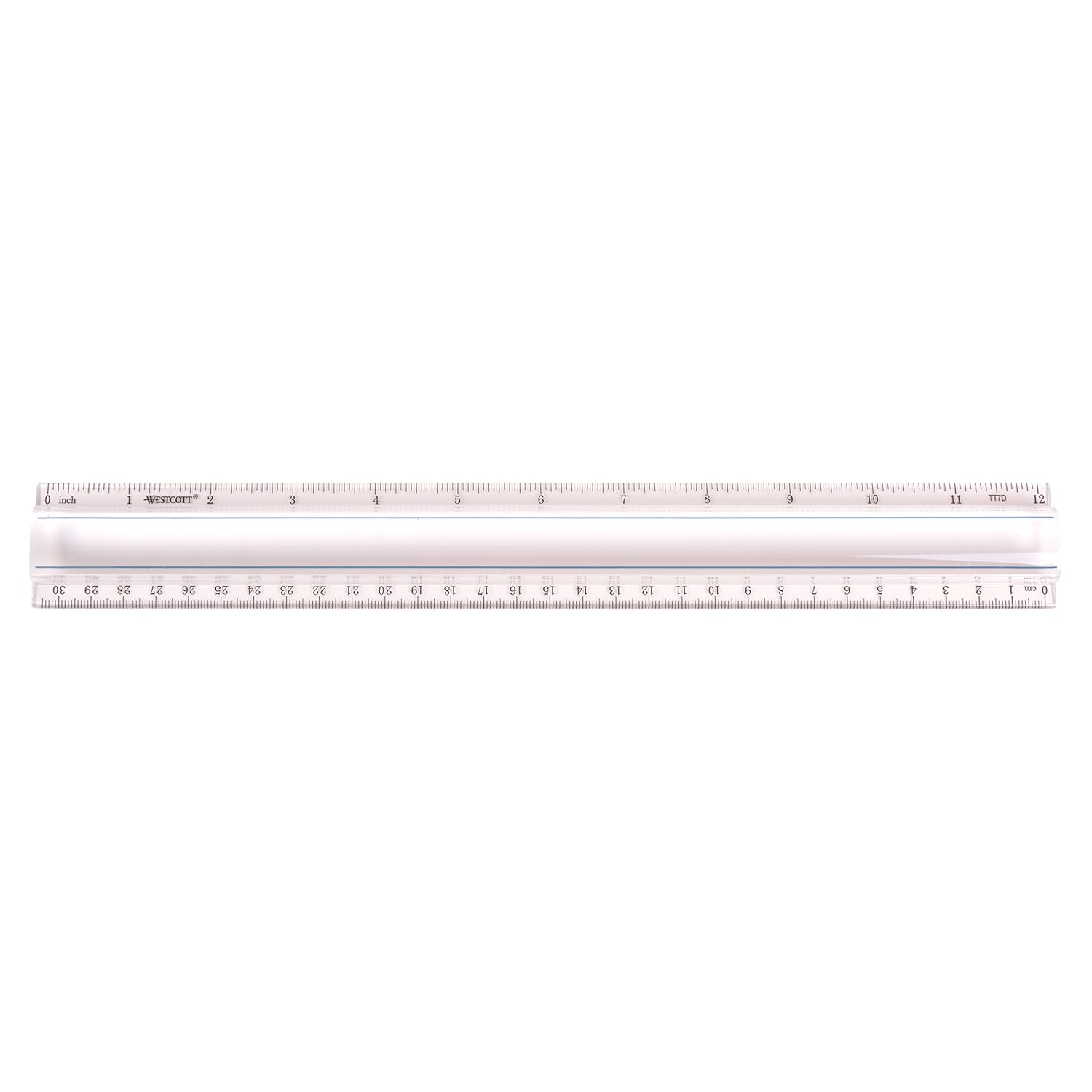 Westcott 12-Inch Data Processing Magnifying Ruler, Clear : Amazon.in ...
