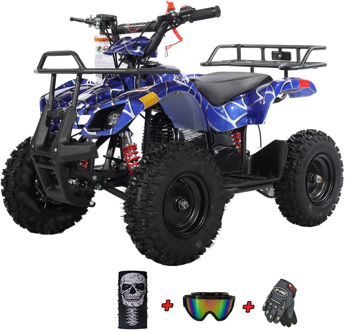 Amazon.com: X-PRO Eagle 40cc ATV 4 Wheelers 40cc ATV Quads Quad with 6 ...