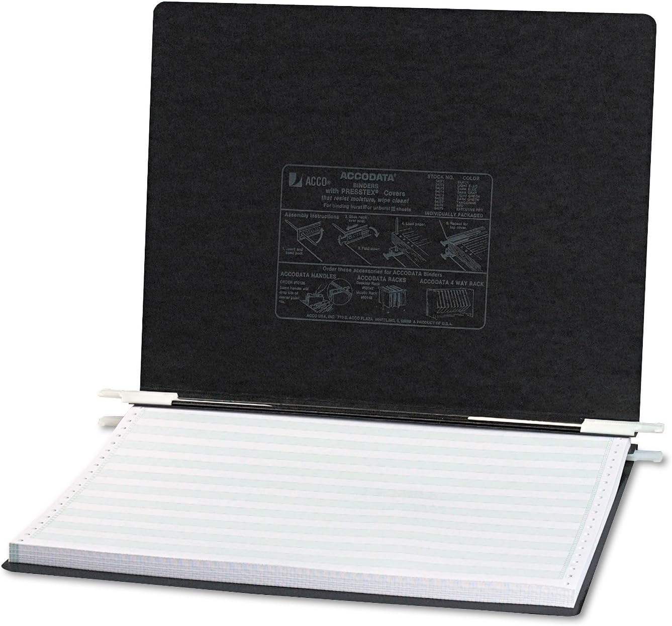 ACCO 14-7/8 Inch Printout Binder, Black, (A7026011A) : Amazon.co.uk ...