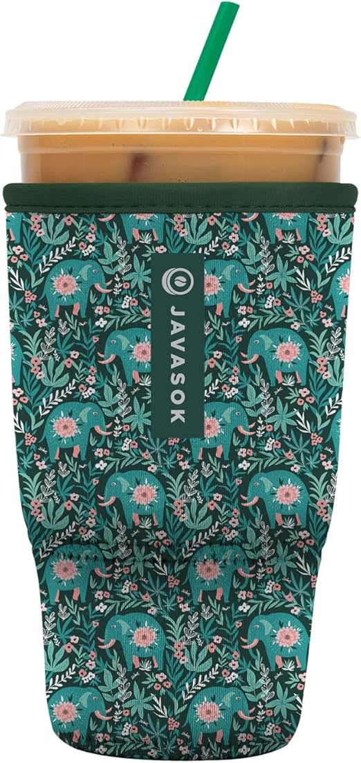 Amazon.com: Sok It Java Sok Reusable Neoprene Insulator Sleeve for Iced ...