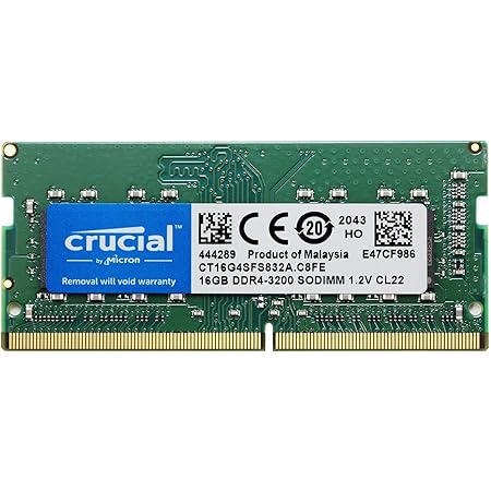 Samsung 16GB DDR4 3200MHz SODIMM PC4-25600 CL22 2Rx8 1.2V 260-Pin SO ...
