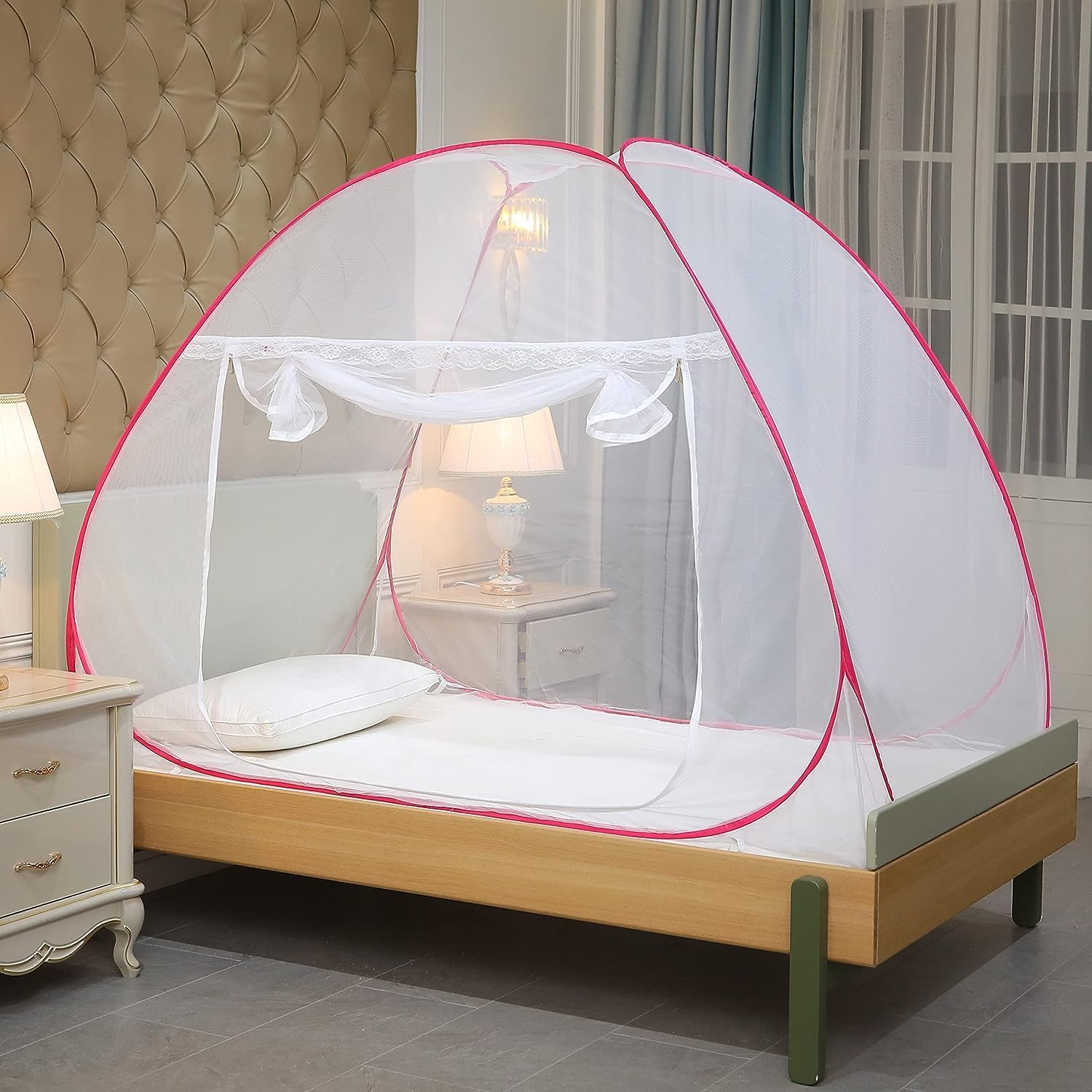 Klassic Mosquito Net, Polyester Foldable King Size Bed,Double Bed,Queen ...
