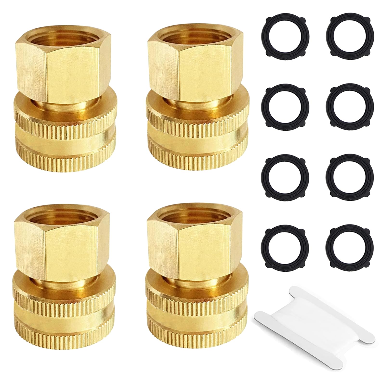 Amazon.com: NICOLEKAY Garden Hose Fittings Connectors Adapter Solid ...