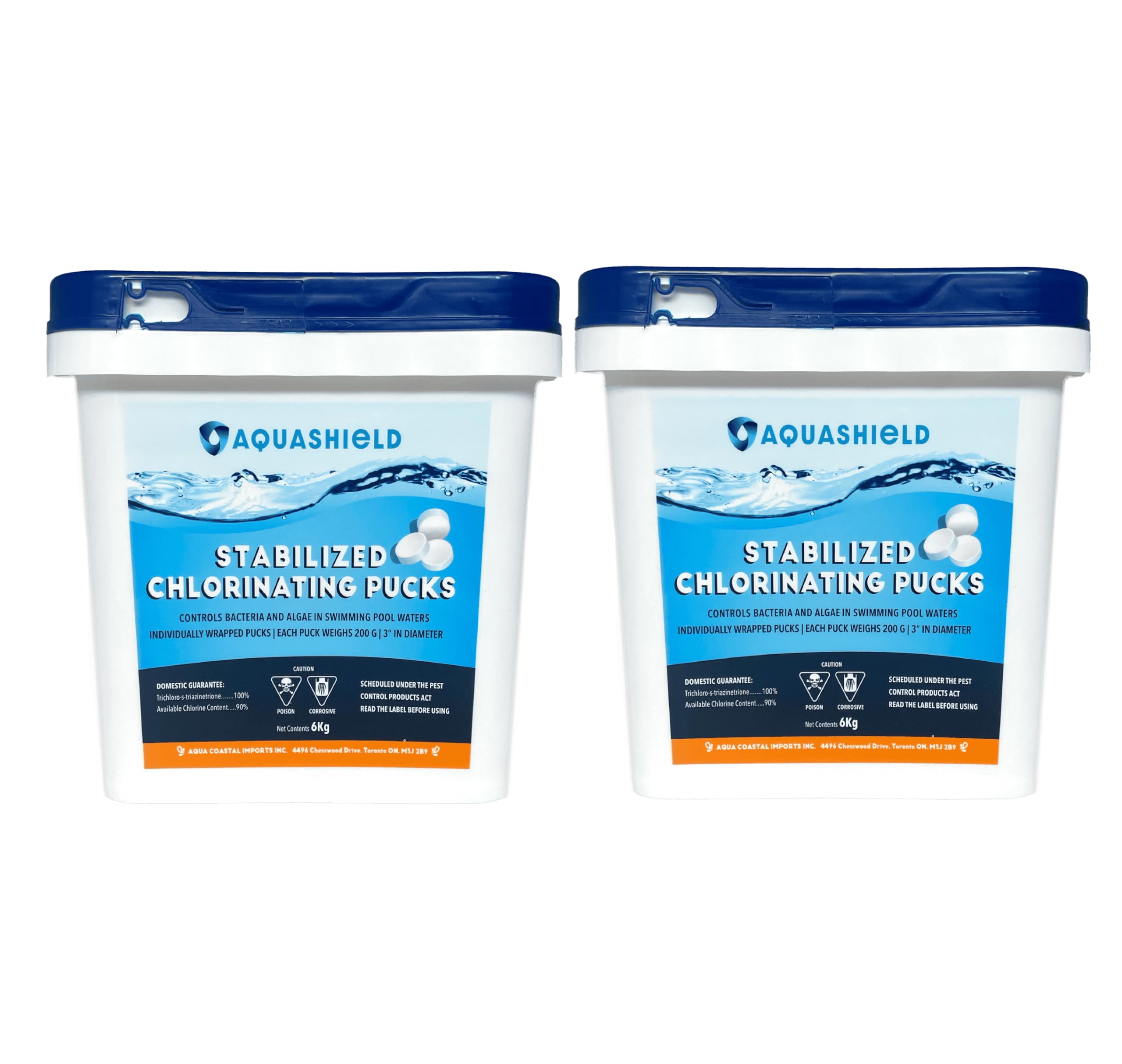 Premium Long Lasting 3" Stabilized Chlorine Pucks (6Kg) (2 Pack ...