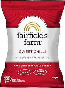Fairfields Farm Crisps – Sweet Chilli Hand Cooked Potato Crisps 150g ...