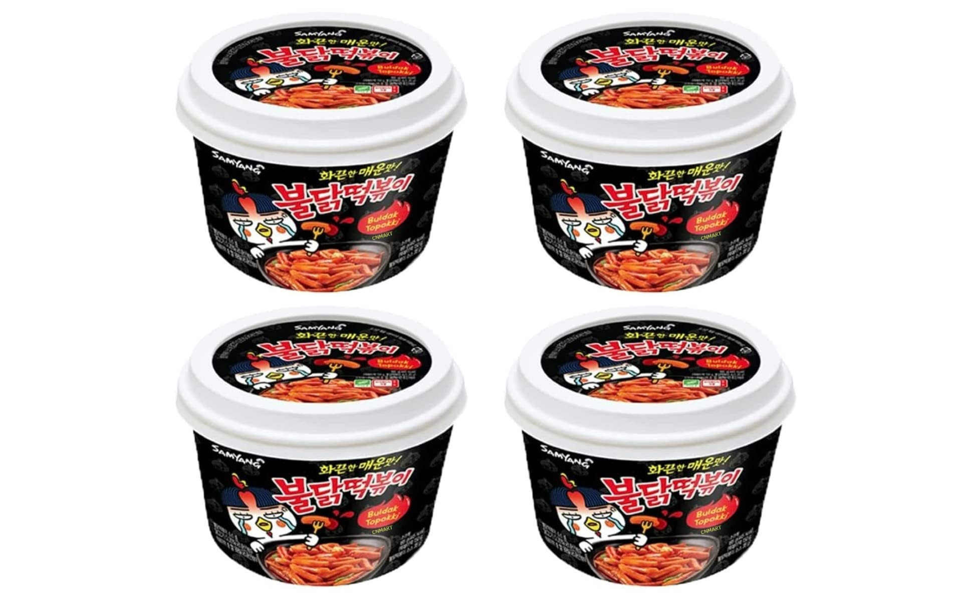 Korean Hot Chicken Flavour Rice Cake Buldak Topokki Bowl Halal 185g ...