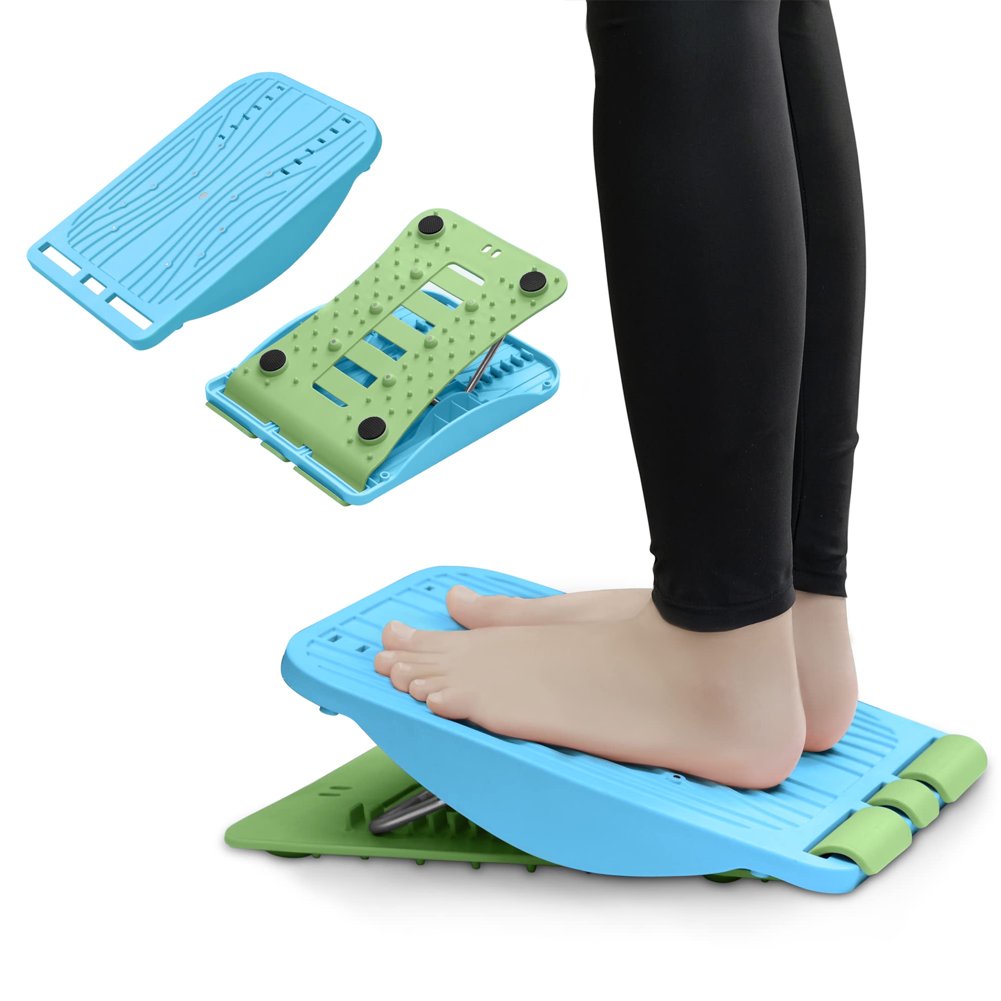 INFIDEZ 3-in-1 Adjustable Incline Slant Board for Calf Stretching Ankle ...