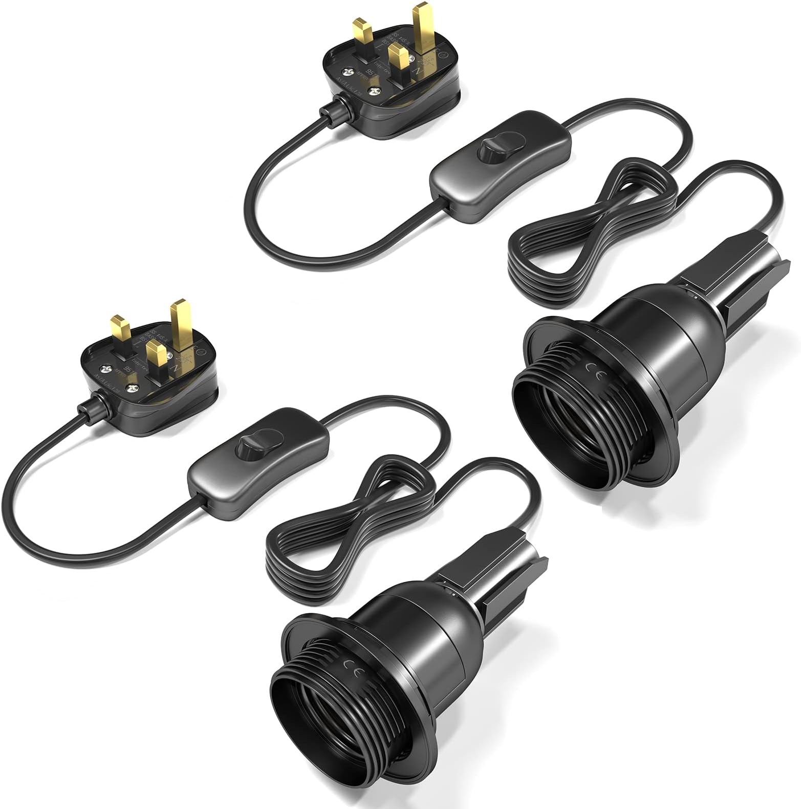 Lampholder Kit 10 For Wooden Lamp Bases KIT10 : Amazon.co.uk: Lighting