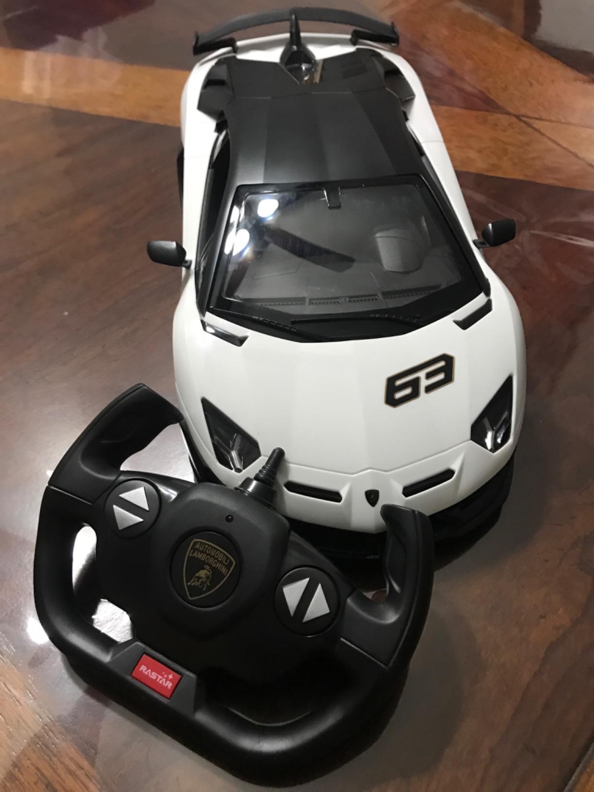 Amazon.com: RASTAR Toy Lamborghini Car 1:14 Lamborghini Aventador SVJ ...