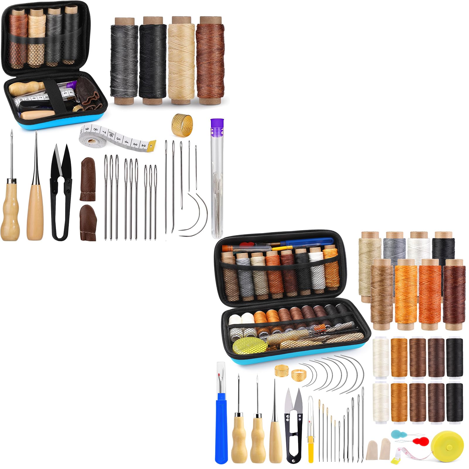 Amazon.com: MORFEN Upholstery Repair Kit, Leather Sewing Kit Leather ...