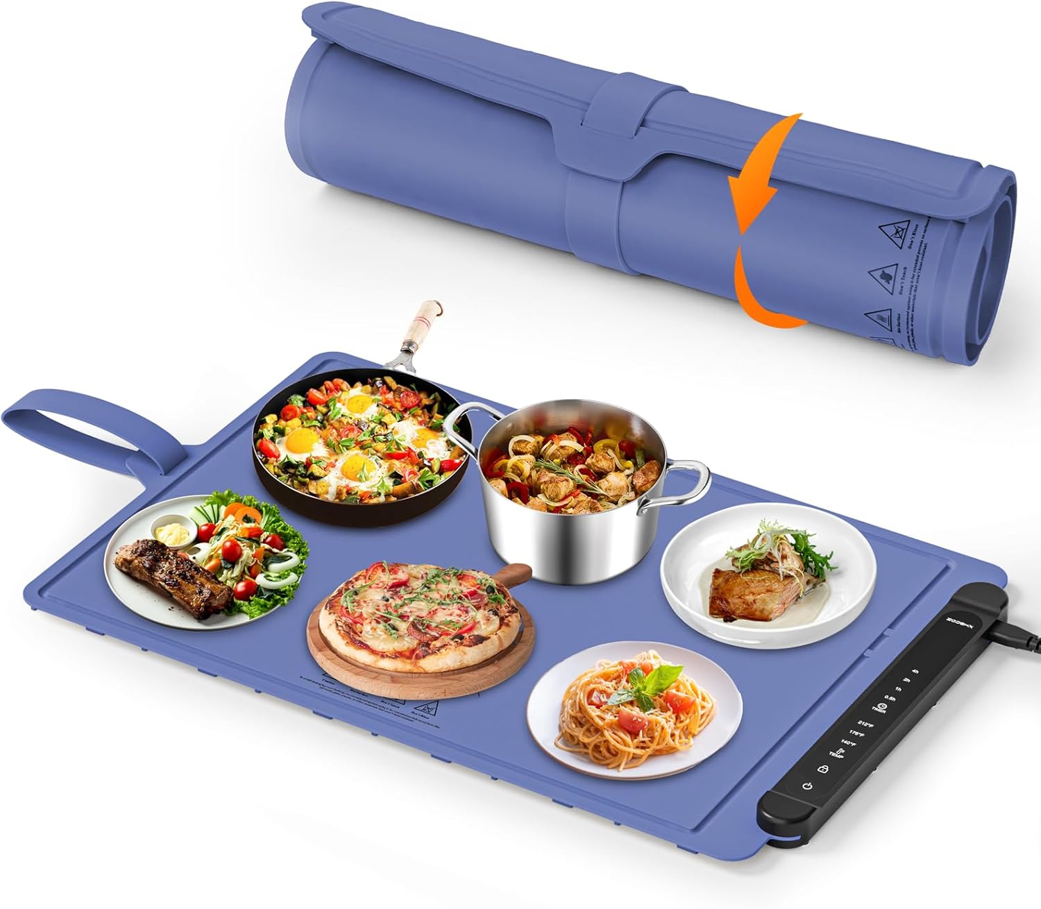 Amazon.com: Warming Mat for Food Warmer Pad: Foldable Silicone Electric ...