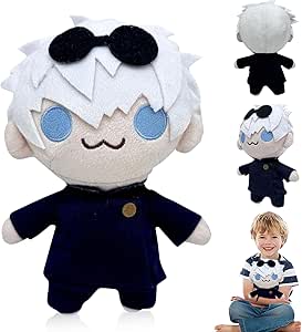 YISKY Gojo Plush, 22 CM Anime Geto Suguru Satoru Gojo Peluche, Jujutsu ...