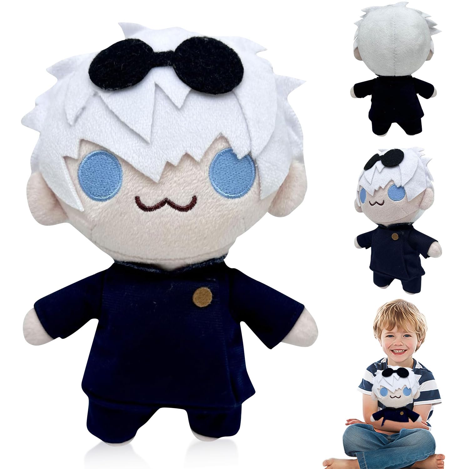 Gojo Satoru Plush Toy, 22 cm Gojo and Geto Plush, Jujutsu Kaisen Plush ...