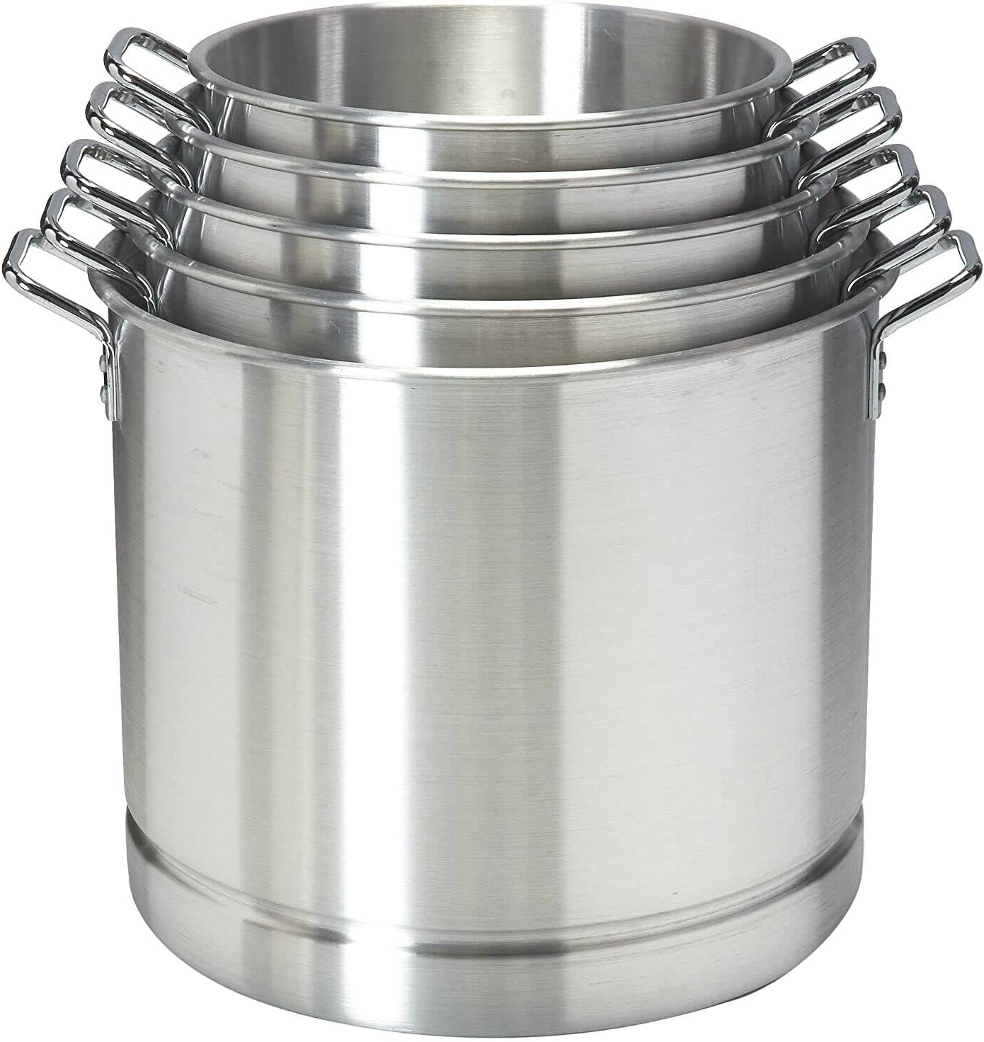 Amazon.com: Aluminum Stock Pot Set 20-52qts with Steamer Insert: Home ...