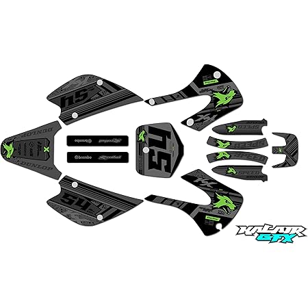 Amazon.com: Kx85 Green Subdued USA Racing Design Graphic Kit fits 05-13 ...