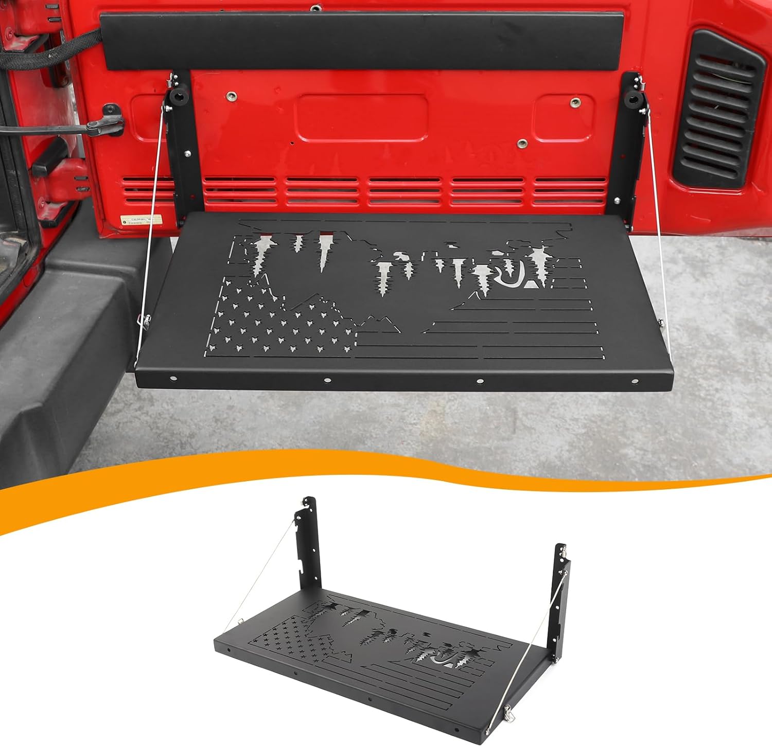Amazon.com: Hoolcar for JK Tailgate Table Compatible with Jeep Wrangler ...