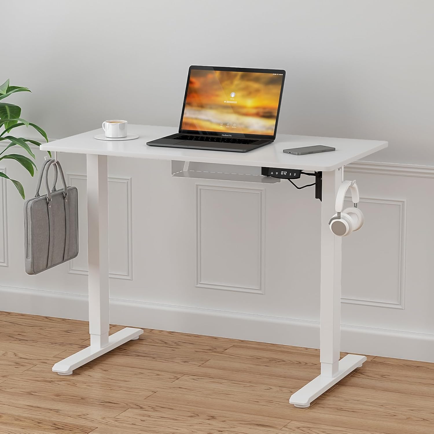 Advwin Electric Standing Desk, Height Adjustable Ergonomic Sit Stand ...