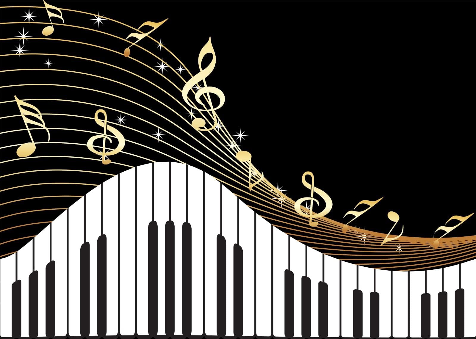 Amazon.com : Music Backdrop for Music Party Decorations MEETSIOY 10x7ft ...