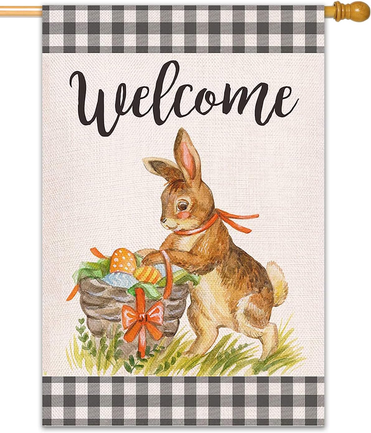 Amazon.com : Easter Flags,Easter Garden Flag 28 x 40 Inch Double Sided ...