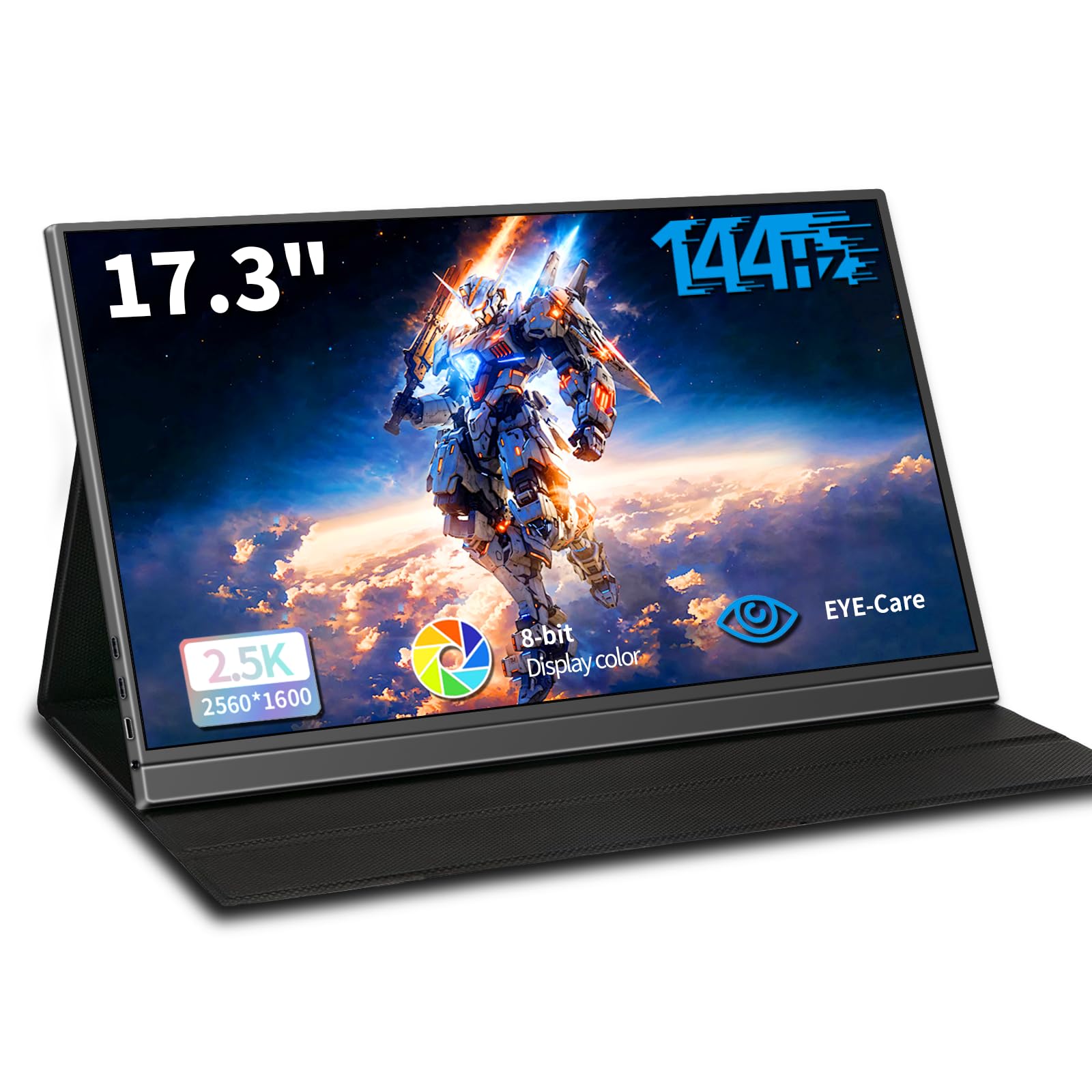 Amazon.com: StarXnDa Portable Gaming Monitor 144hz,17.3'' 2560 * 1600p ...