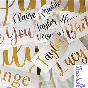 Amazon.com: Personalized Name Decal Sticker - Vinyl Lettering - Custom ...