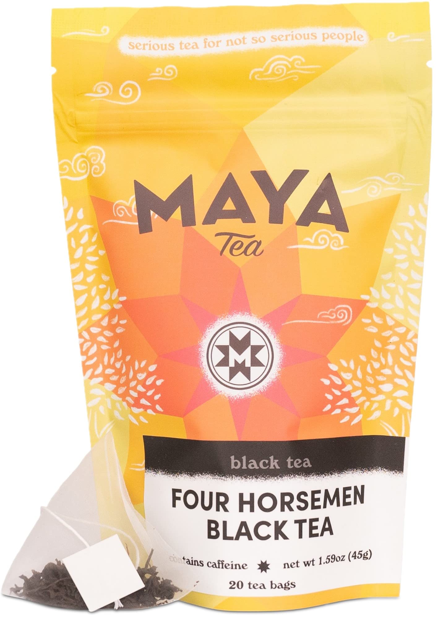 Amazon.com: Maya Tea Four Horsemen Black Tea Sachets, Contains Caffeine ...