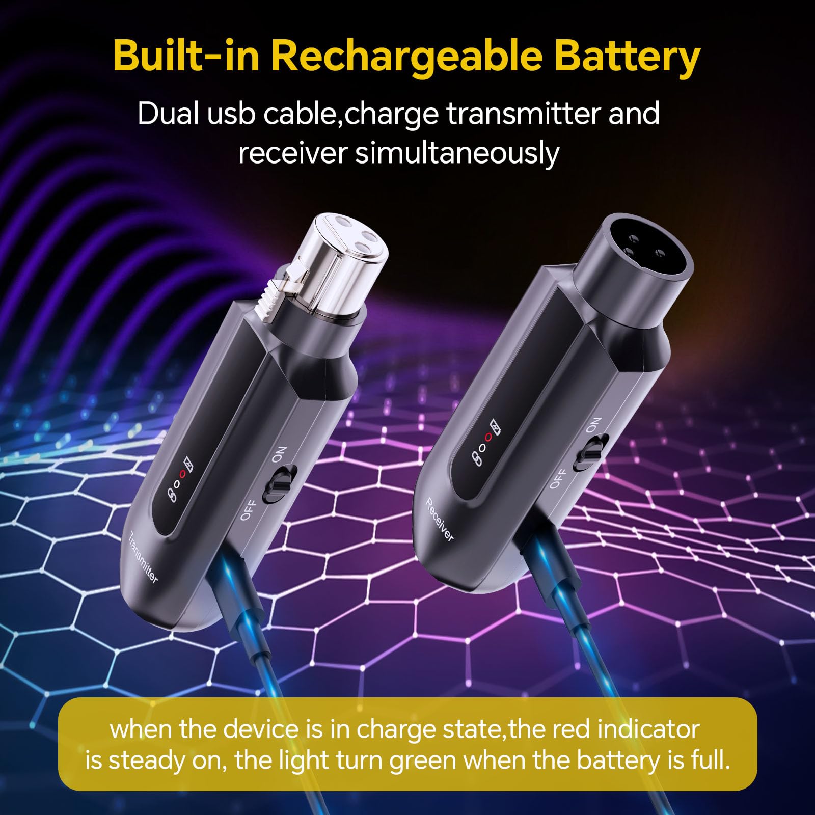 Snapklik.com : 2.4 Ghz Wireless Microphone Transmitter Receiver: Plug ...