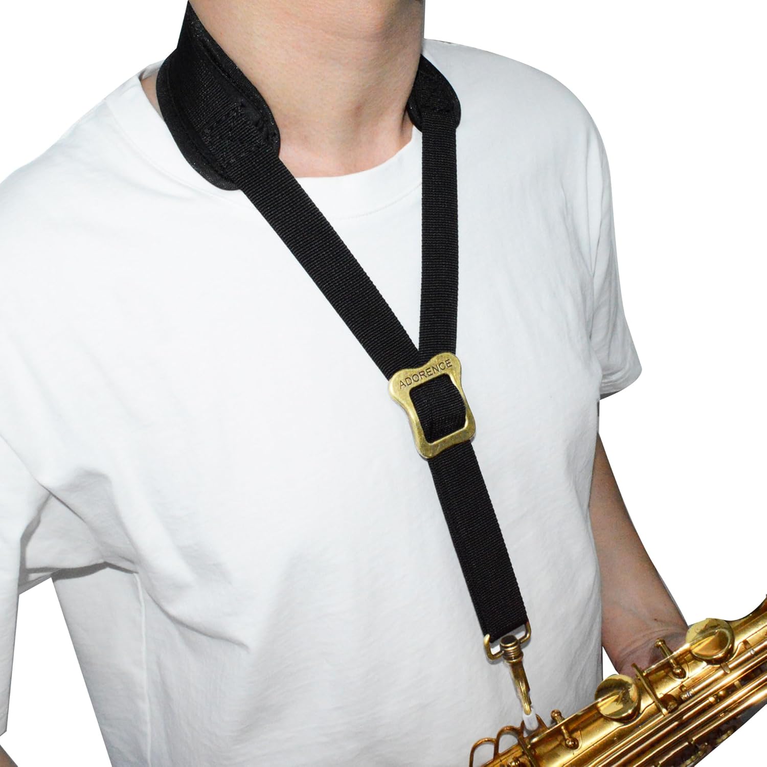 Amazon.com: adorence Saxophone Neck Strap (Metal Swivel Snap, Neck Pad ...