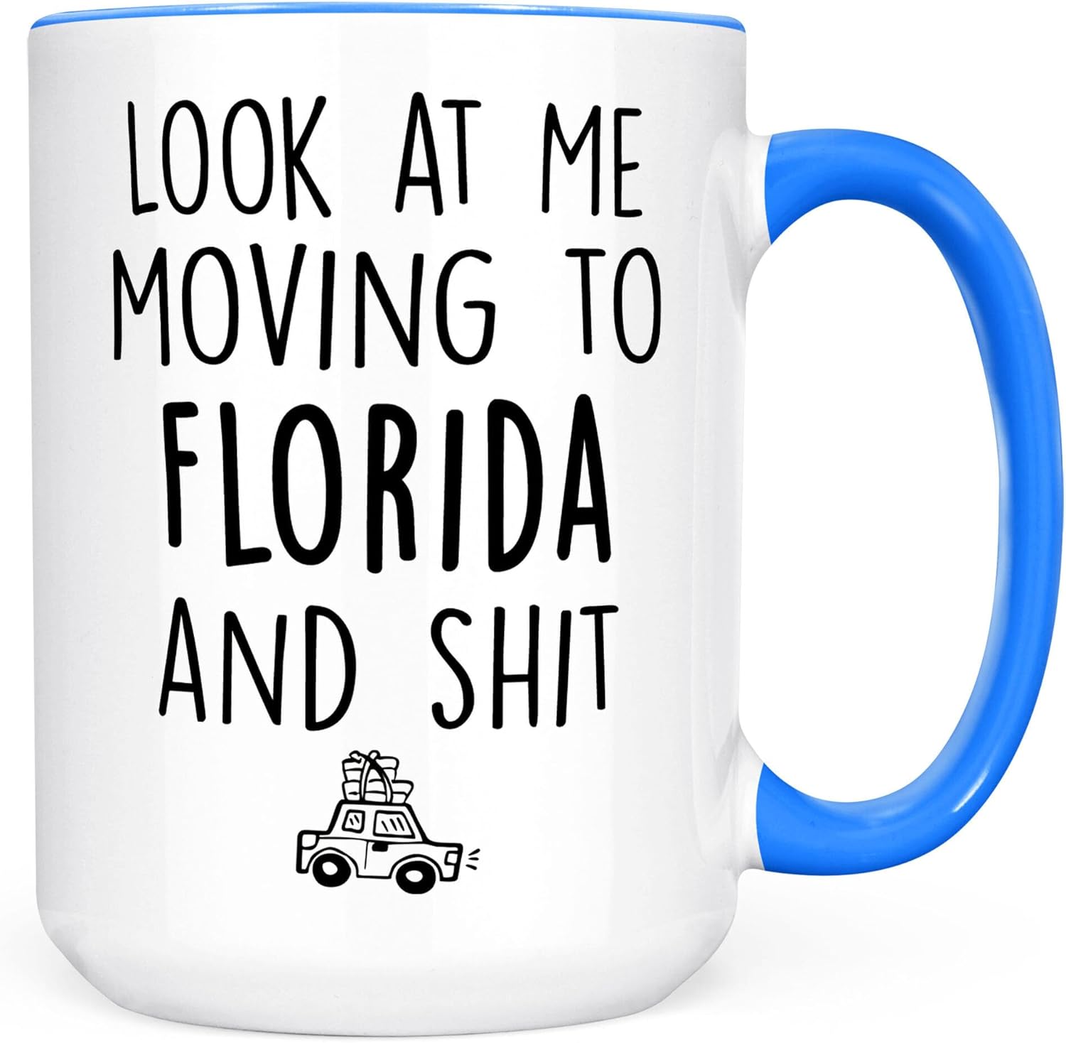 Amazon.com: Sweet & Salty Look at Me Moving to Florida Mug, Coworker ...