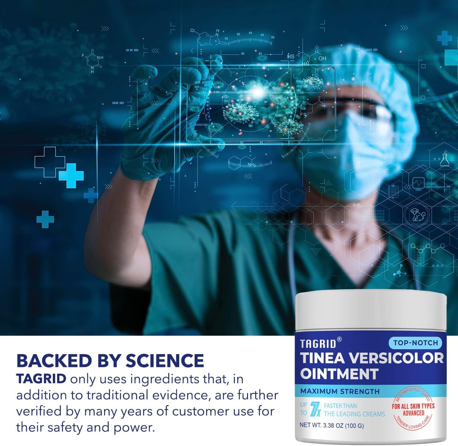 TAGRID Tinea Versicolor Treatment, Tinea Versicolor 100g, Pityriasis ...