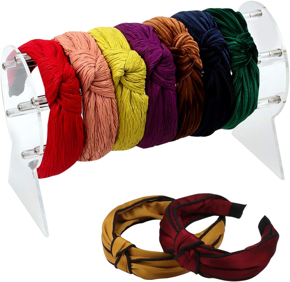 Amazon.com: Pengup Heaband Holder Organizer,Acrylic Hair Band Ear ...