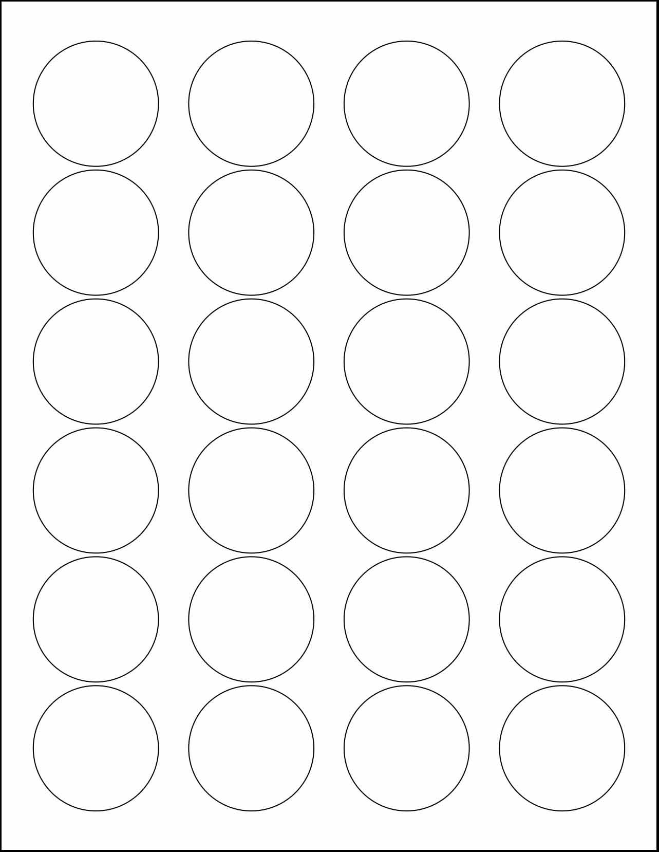 Amazon.com : (6 SHEETS) 378 1" Blank Round Circle Brown KRAFT Stickers ...