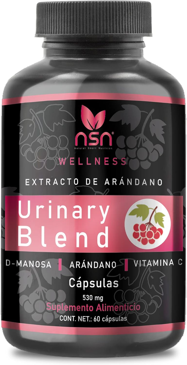 NSN Urinary Blend | Con Extracto de Arandano, D- Manosa, Vitamina C ...