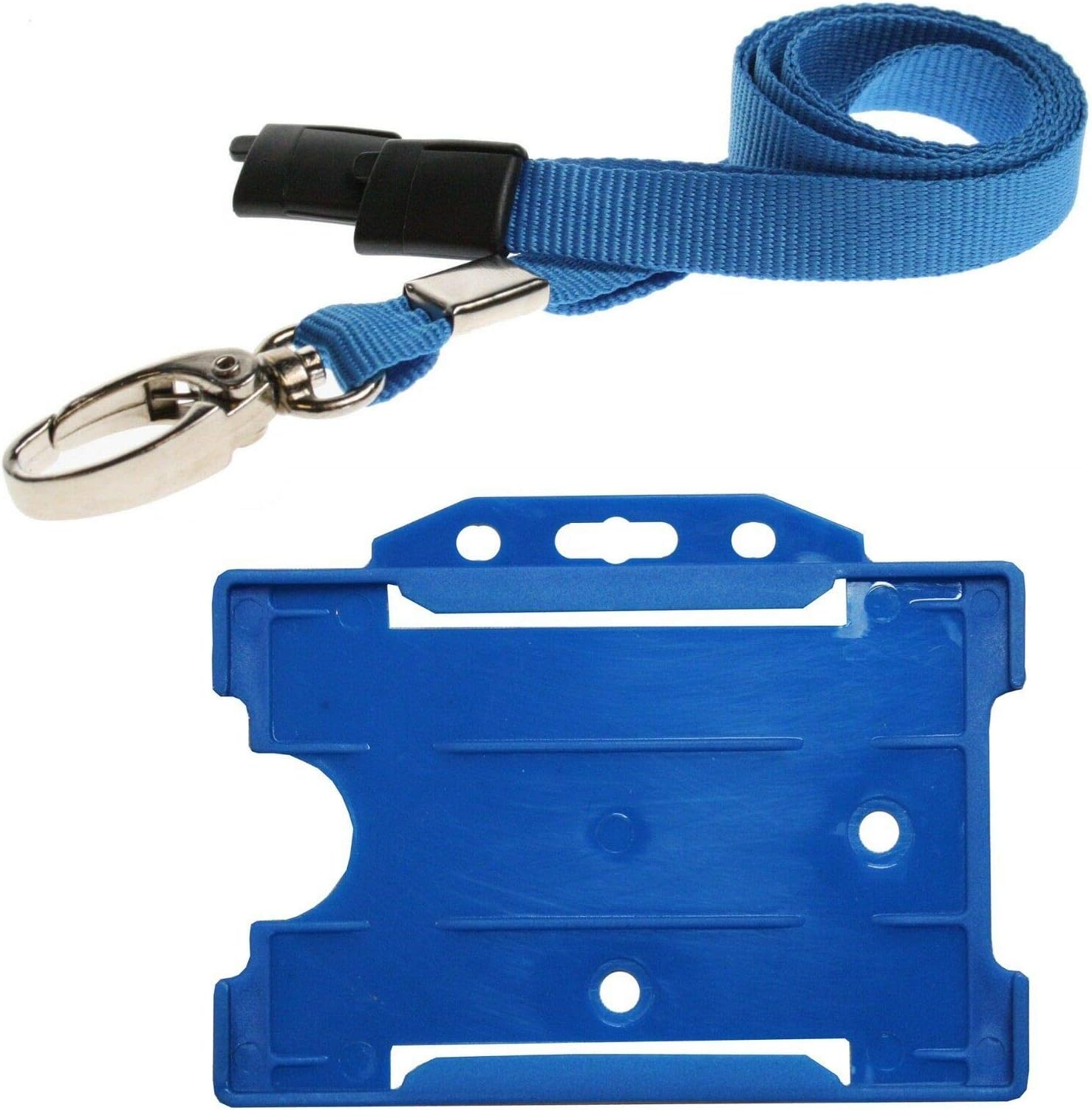 ID Lanyard Neck Strap with Metal Clip and Breakaway Safety Clip & ID ...
