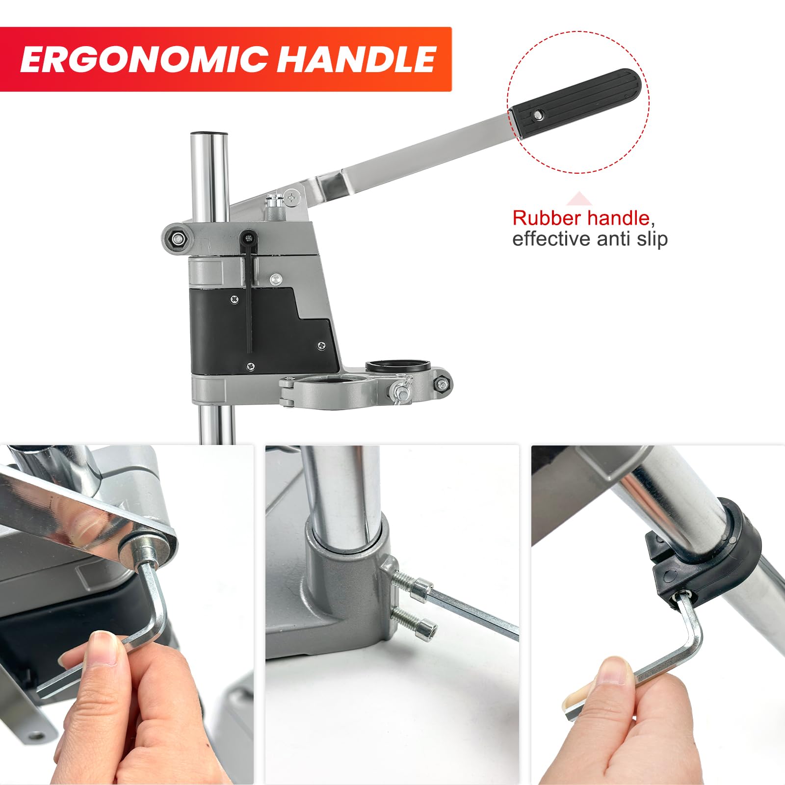 Snapklik.com : DASBET Universal Drill Press Stand Adjustable Electric ...