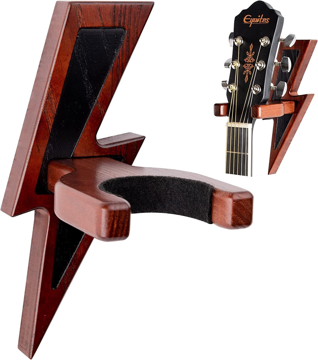 Teslyar Guitar Wall Mount Holder | Rock Style | Lightning | Guitar ...